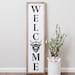 Welcome Highlander Cow SVG | Tall Porch Sign | Welcome Sign | Cow Head ...