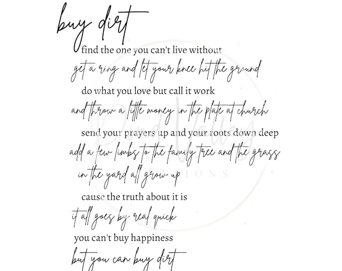 Buy Dirt SVG Country Svg Love Svg Western Svg Farmhouse Svg Wedding Svg ...