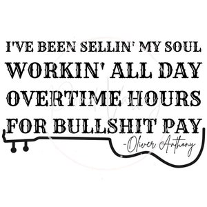Workin' All Day, Overtime Hours SVG | Rich Men North of Richmond | Car ...