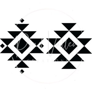 Aztec Pattern SVG | Tribal Svg | Southwest Svg | Boho Svg | Western Svg ...