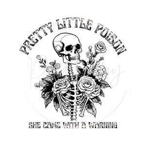 Pretty Little Poison PNG | Cowgirl | Cowboy | Sublimation | Western ...