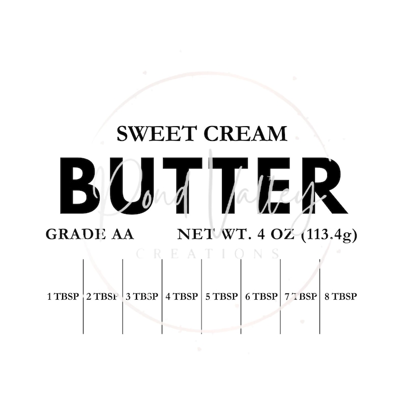 Sweet Cream Butter SVG PNG Salted Butter Funny Baking Cooking Keychain ...