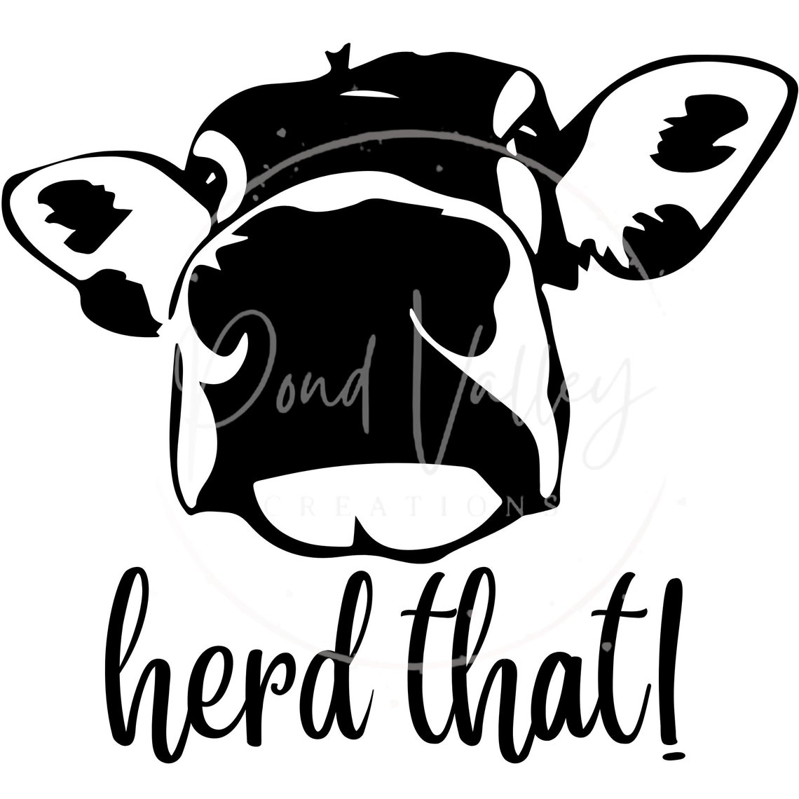 Herd That Cow SVG Funny Farm Sign Svg Funny Cow Svg - Etsy