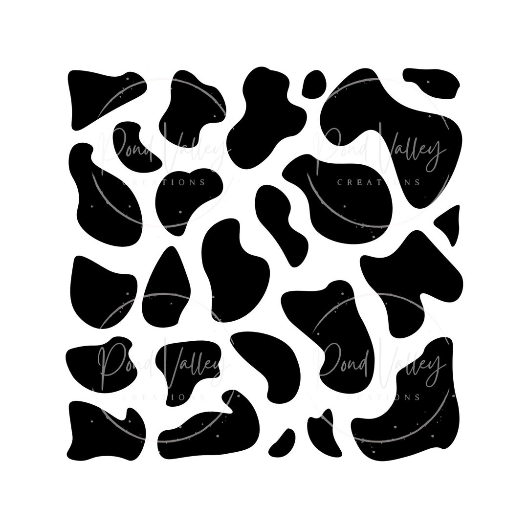 Cow Pattern SVG Cow Print Svg Cow Svg Farm Svg Ranch Svg Crafting Svg ...
