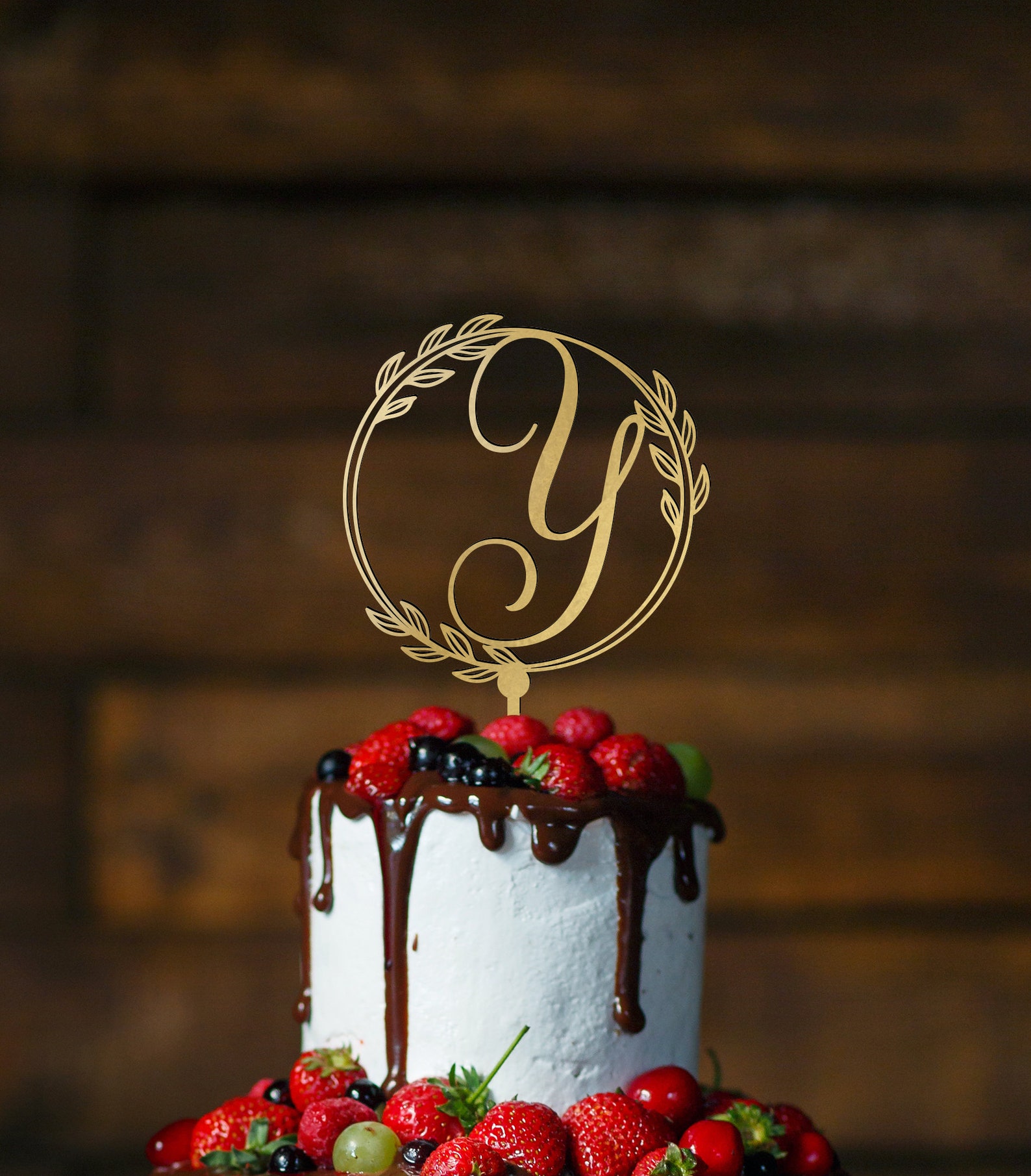 Letter F Cake Topper Silver Single Letter Cake Topper Gold - Etsy