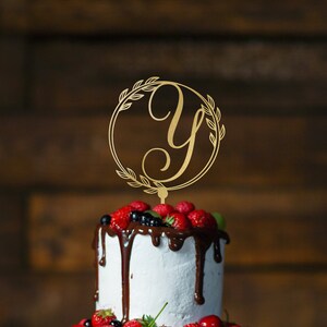 Letter F Cake Topper Silver, Single Letter Cake Topper Gold, Wedding ...