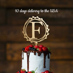 Wedding Cake Topper Letter D Cake Topper Anniversary Cake - Etsy