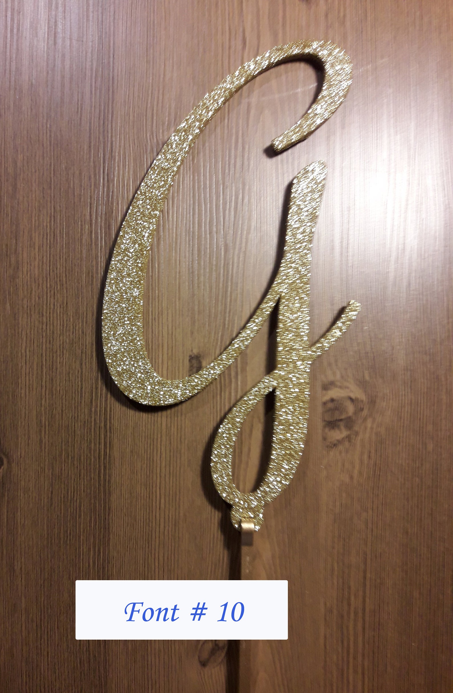 Letter G Wedding Cake Topper Cake Topper Unique Cake Topper | Etsy