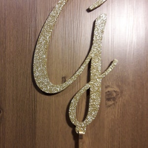 Letter G Wedding Cake Topper, Cake Topper, Unique Cake Topper, Monogram ...