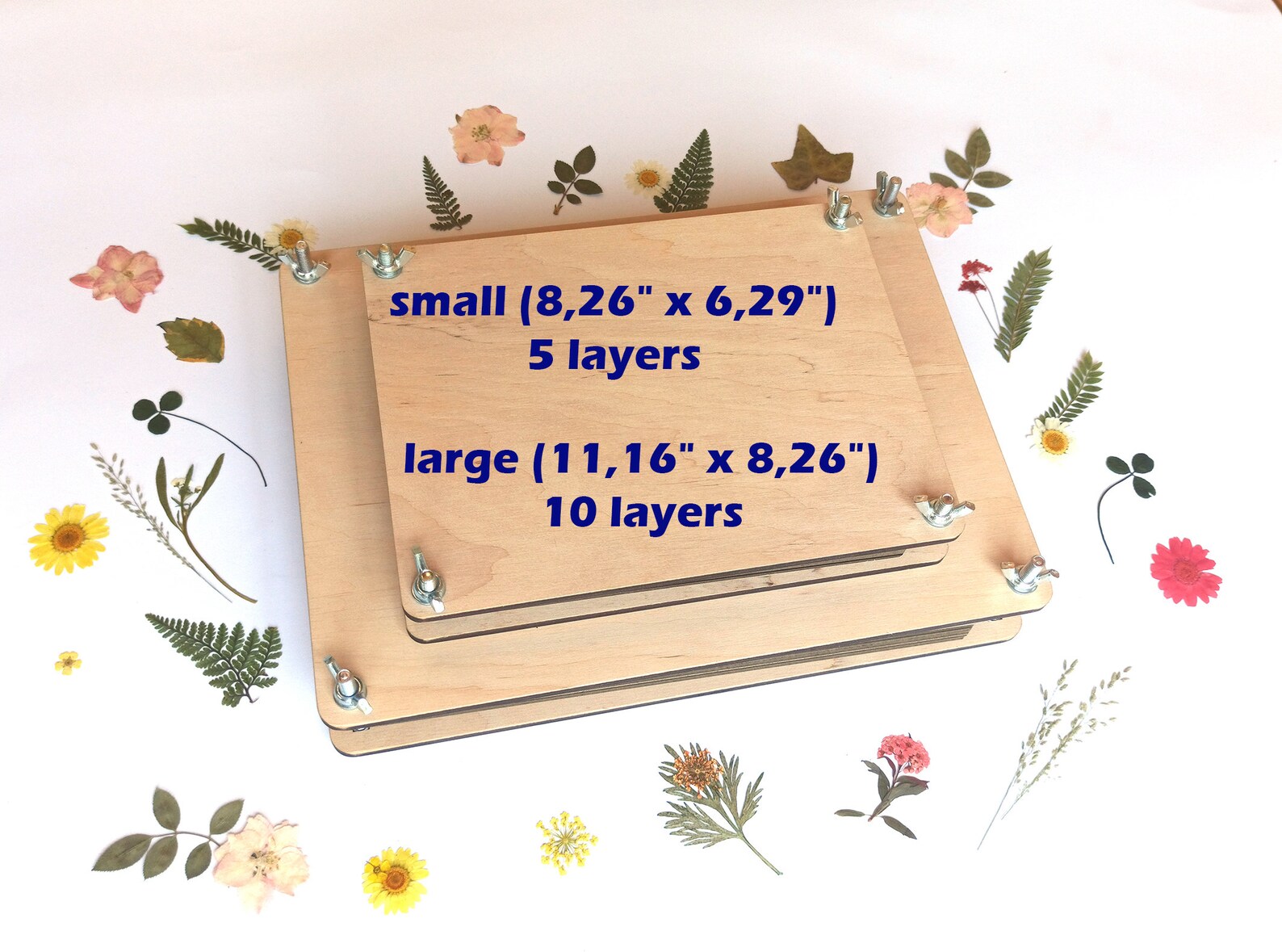 Flower Plants Press Kit Flower Press Mini Personalized | Etsy