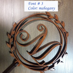 Letter F Cake Topper Silver, Single Letter Cake Topper Gold, Wedding ...