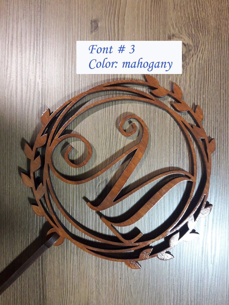 Letter F Cake Topper Silver Single Letter Cake Topper Gold - Etsy