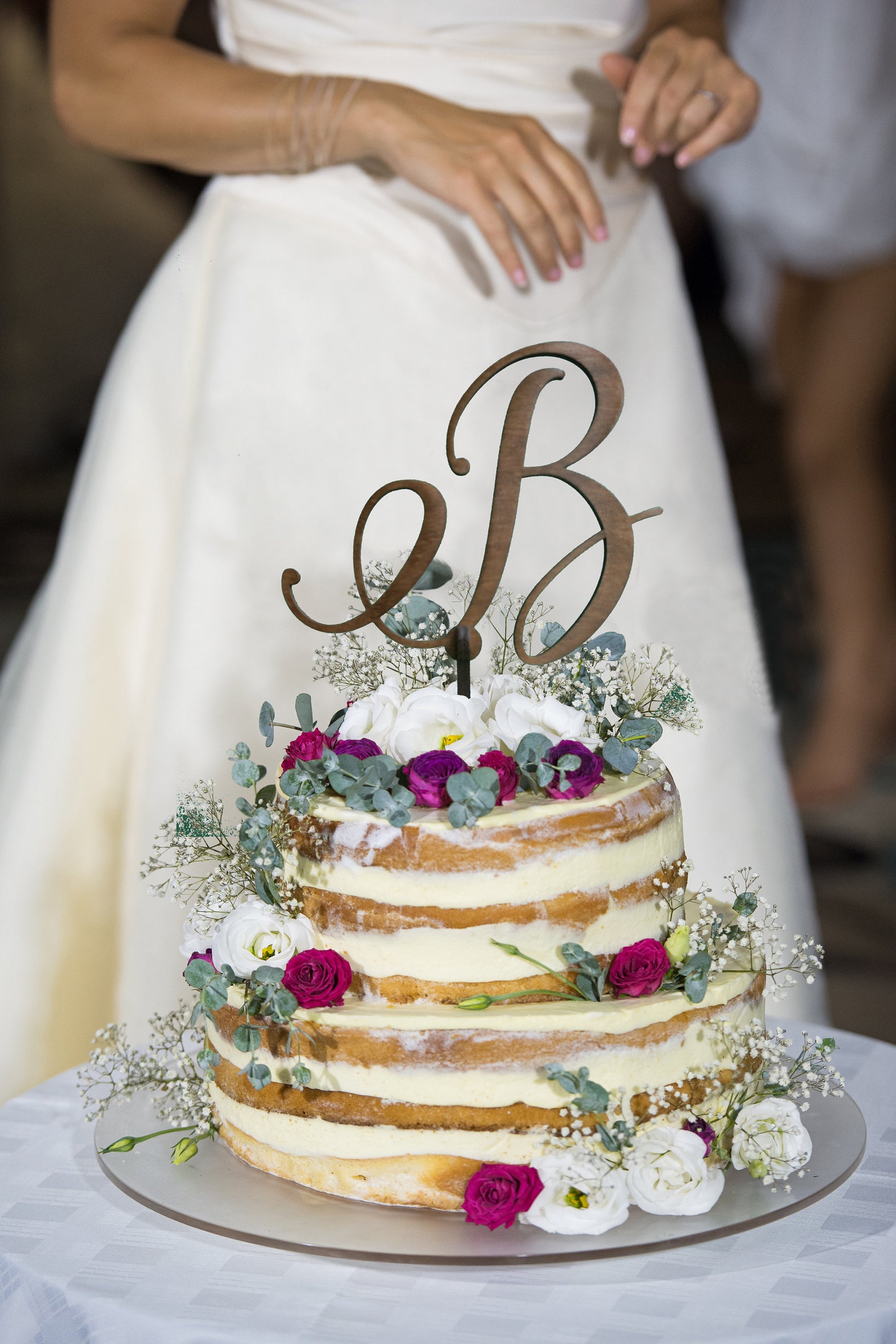 Wedding Cake Topper Letter C Cake Topper Gold Cake Topper | Etsy