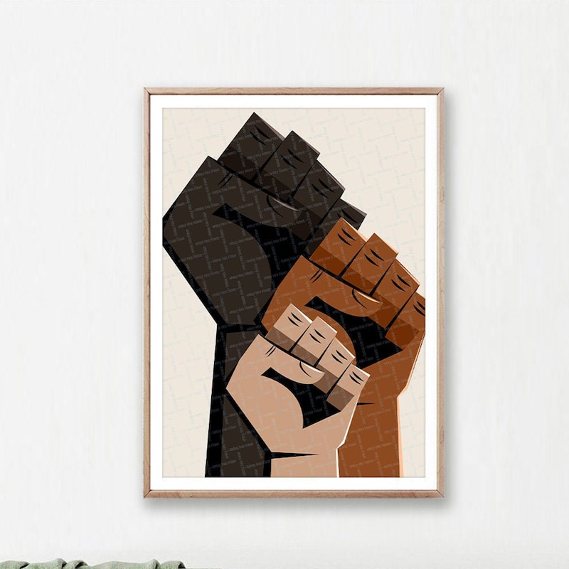 Anti Racist Posters - Etsy UK