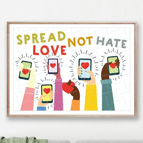 Anti Bullying Printable Poster Classroom Decor Stand up for - Etsy