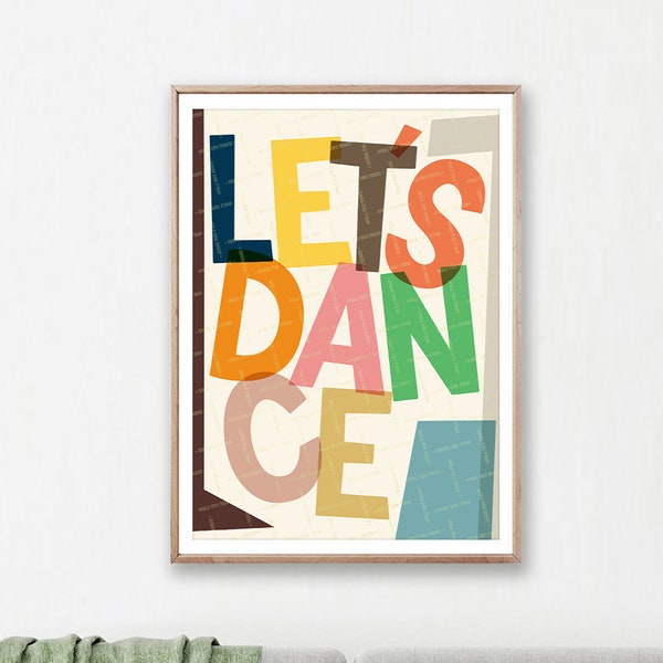 Dance Poster - Etsy