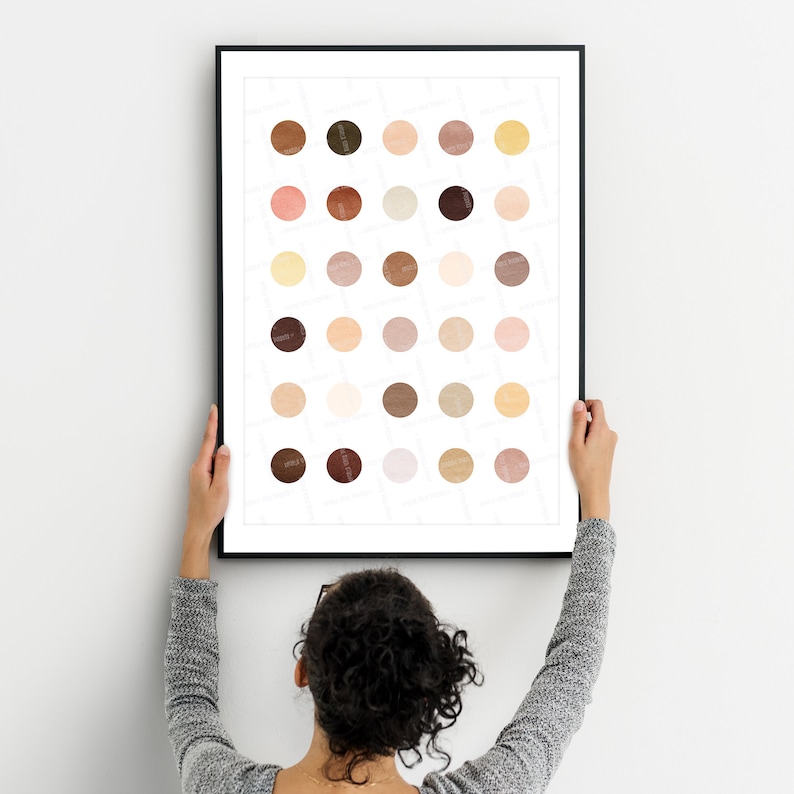 Many Races Print Human Race Skin Tones Diversity Poster - Etsy UK