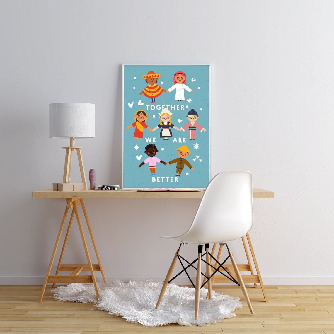 Children of the World Poster Better Together Print Nursery - Etsy