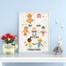 Children of the World Poster, Nursery Art With Message, Better Together ...