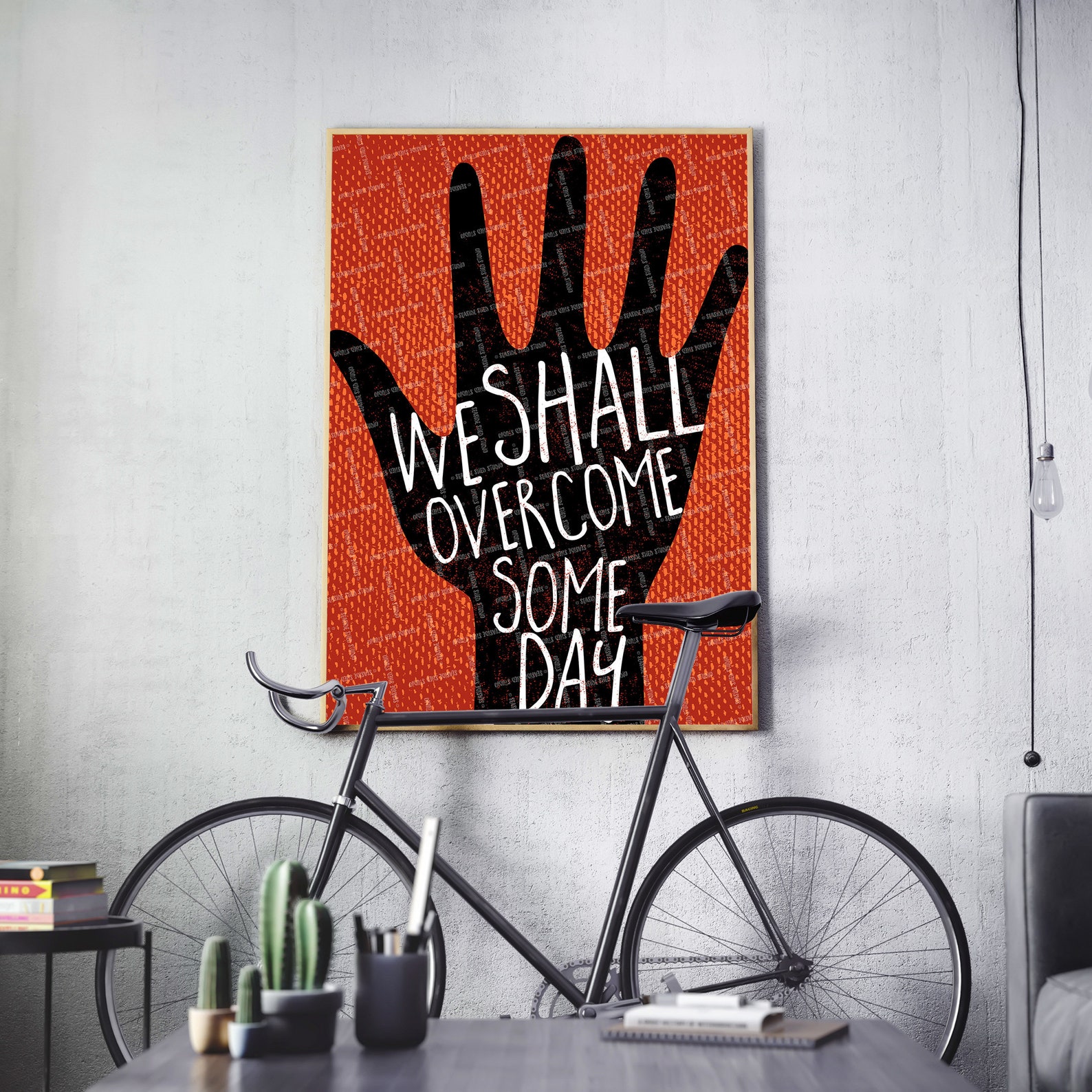 We Shall Overcome Protest Poster Civil Rights Printable No - Etsy UK
