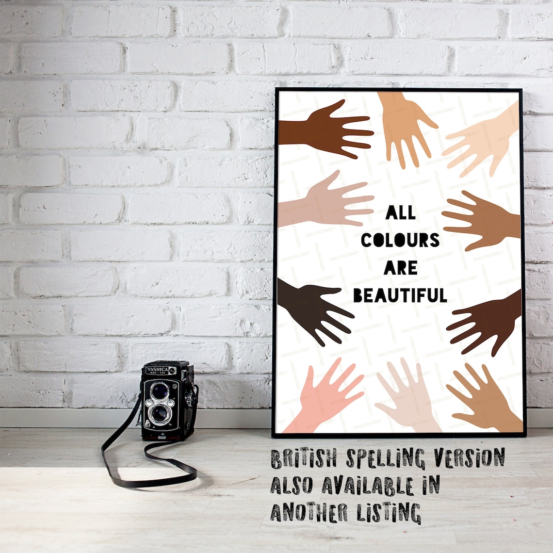 Anti Discrimination Printable Poster No Racism Diverse - Etsy UK
