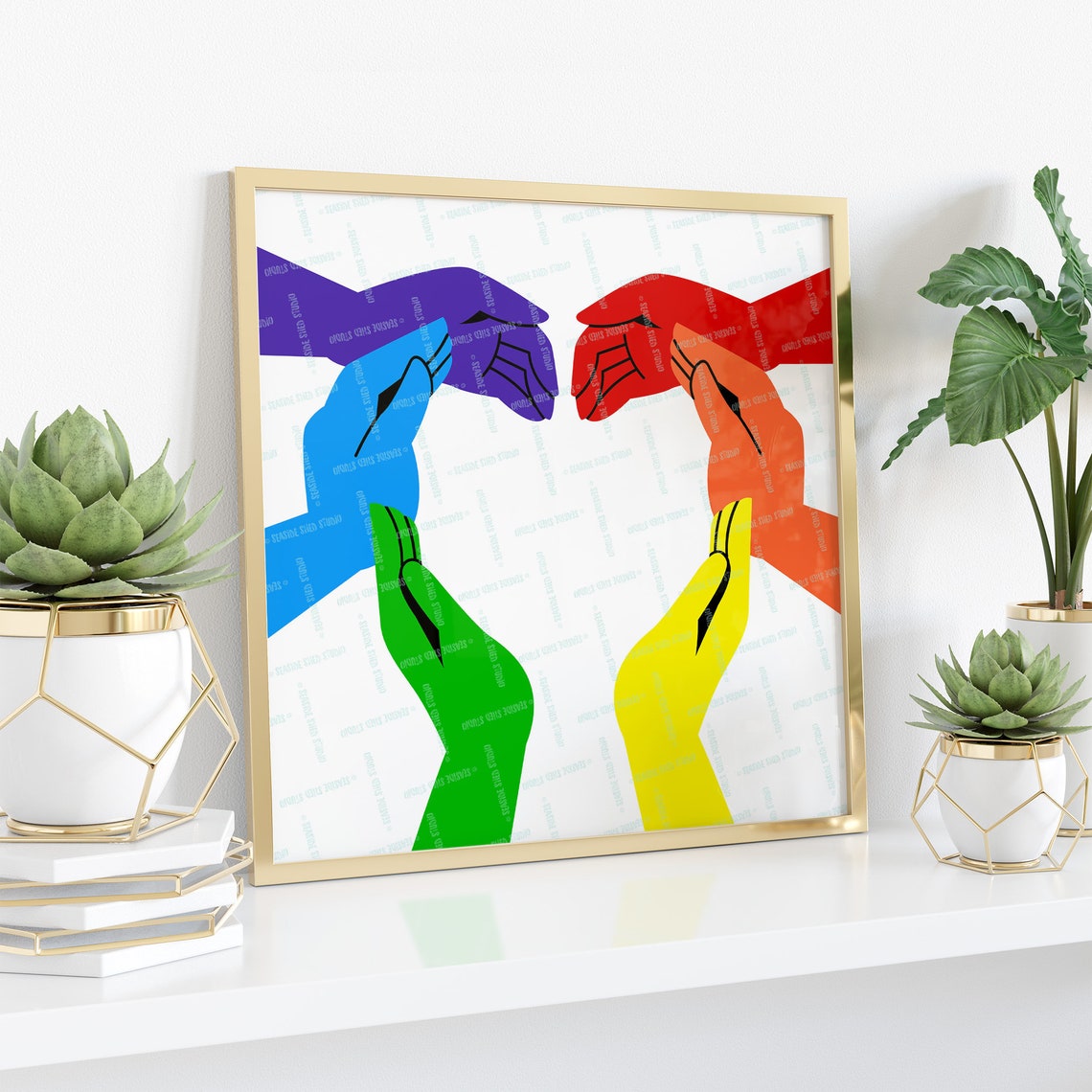 Pride Love Print Inclusion Wall Art LGBTQ Equality LGBT | Etsy