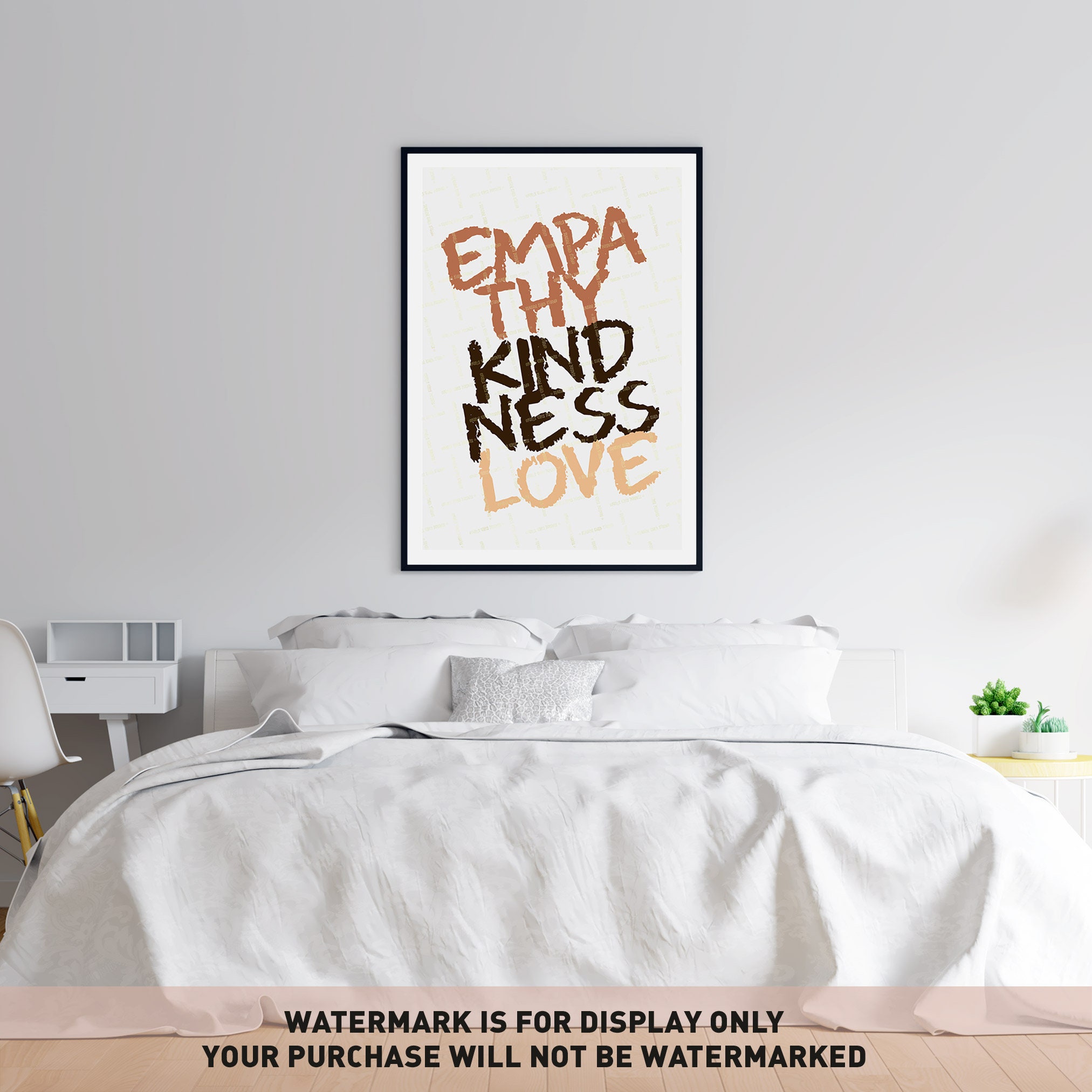 Kindness Printable Poster Empathy Love Human Qualities | Etsy