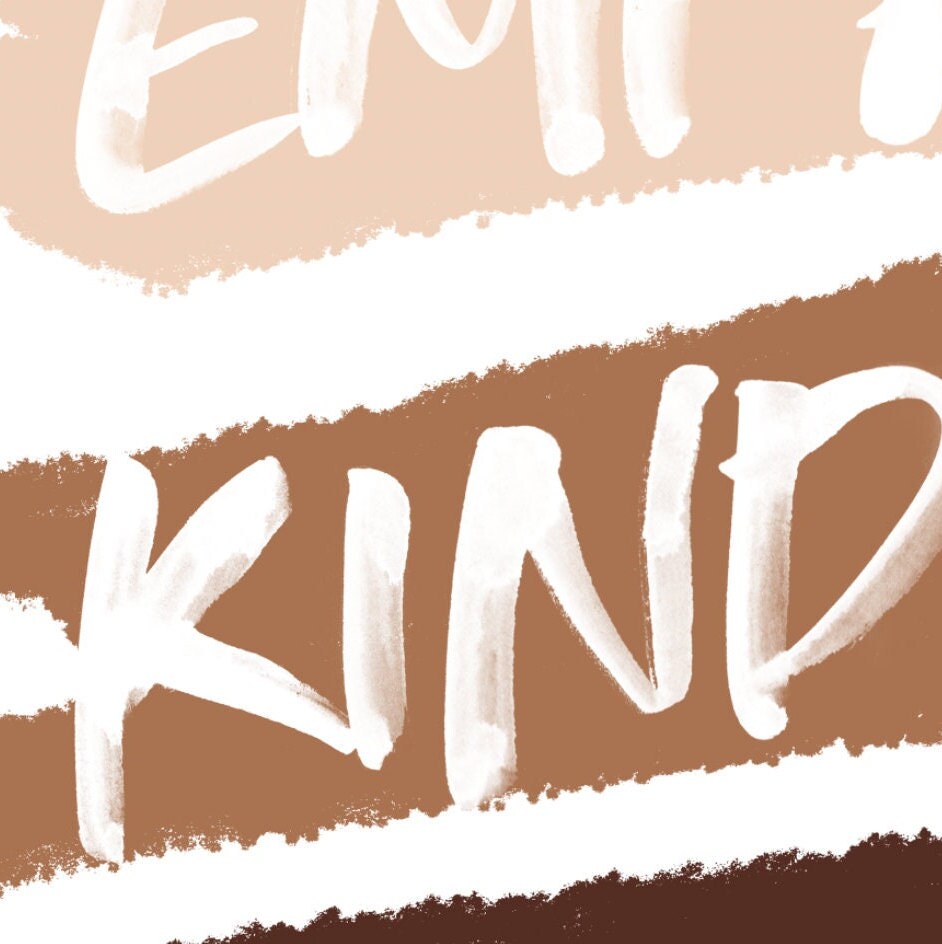 Empathy Kindness Respect Poster: Inspiring Wall Art (digital Download ...