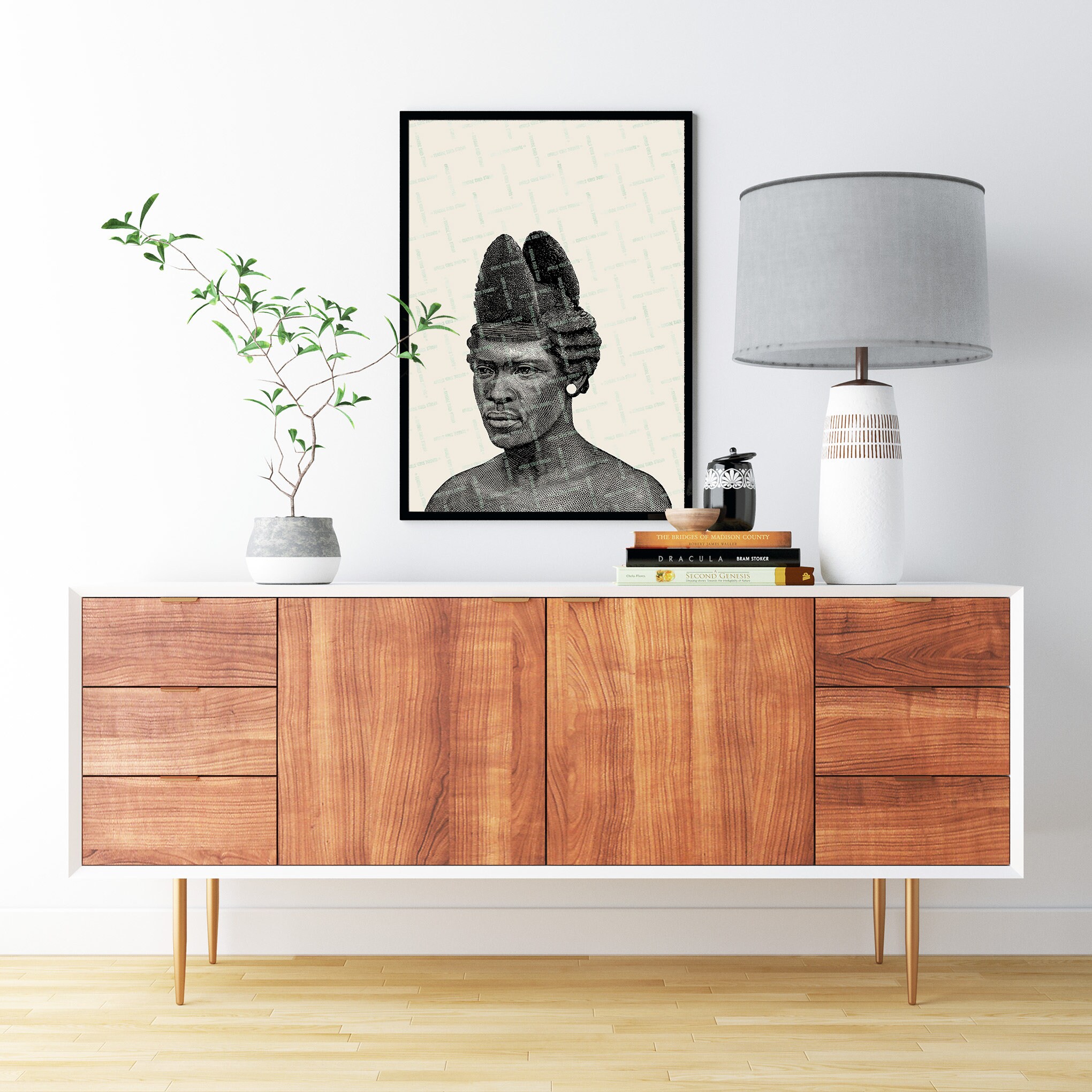 Portrait of Black Man African Man Print Ethnic Wall Art | Etsy