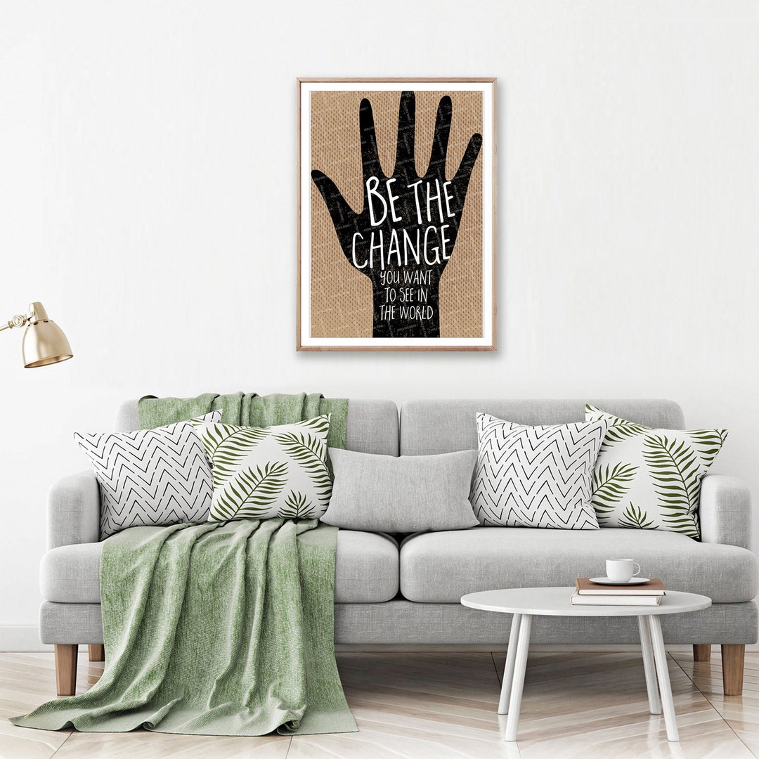 Be the Change, Equality Poster, Activism Printable, End Racism ...