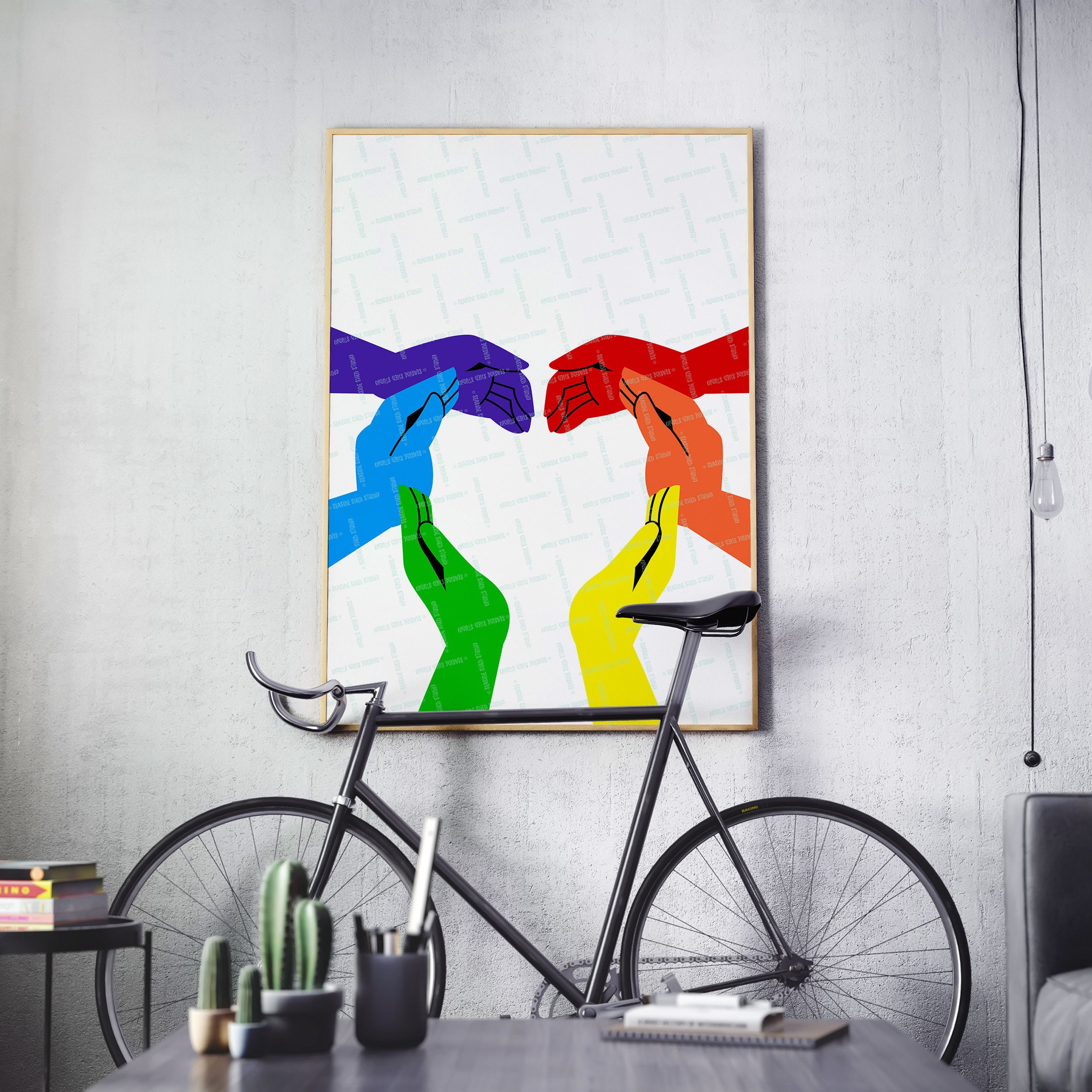 Pride Love Print Inclusion Wall Art LGBTQ Equality LGBT | Etsy