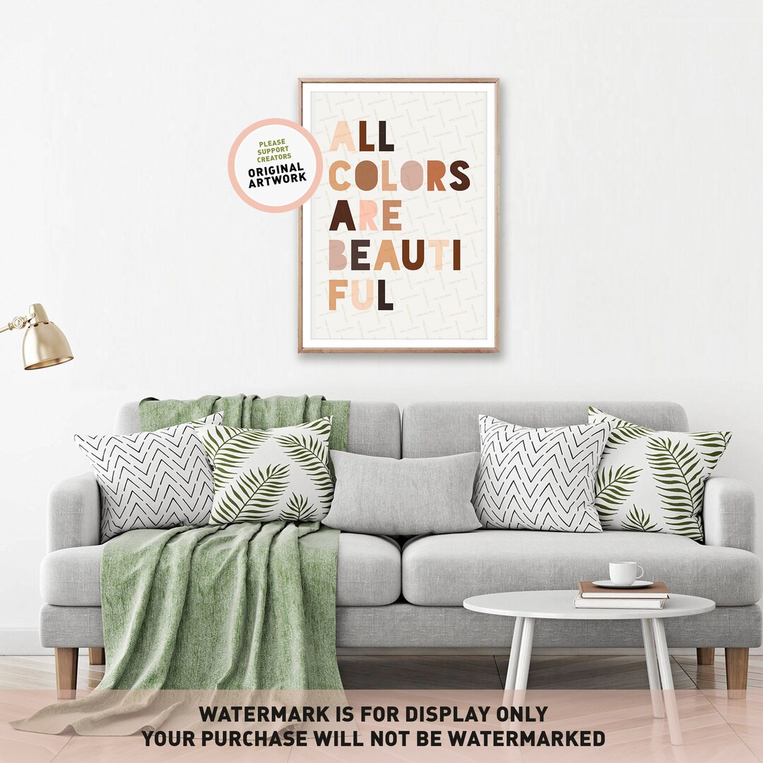 Human Diversity, Skin Tone,anti Racist, Political Prints, Download Wall ...