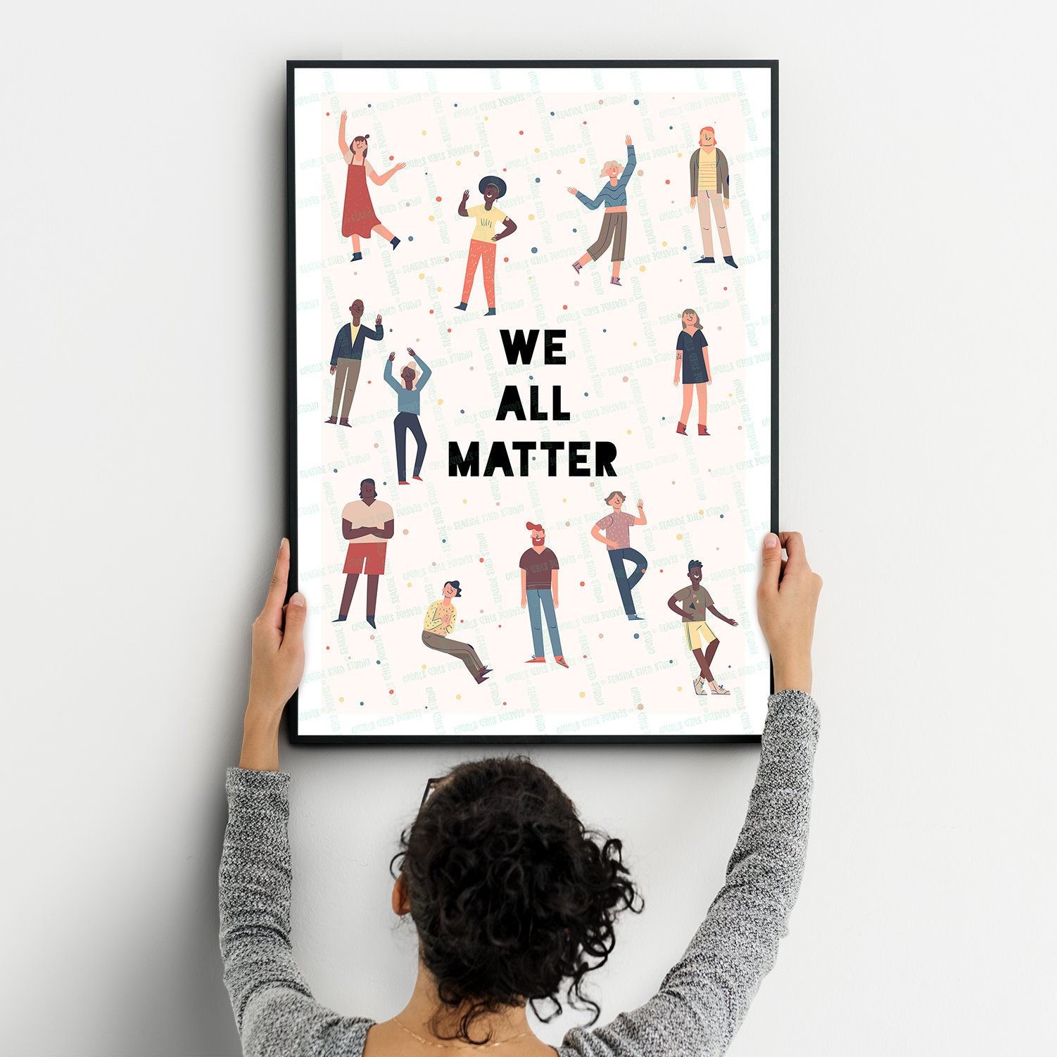 Wall Hangings Home Décor Home & Living No discrimination political ...