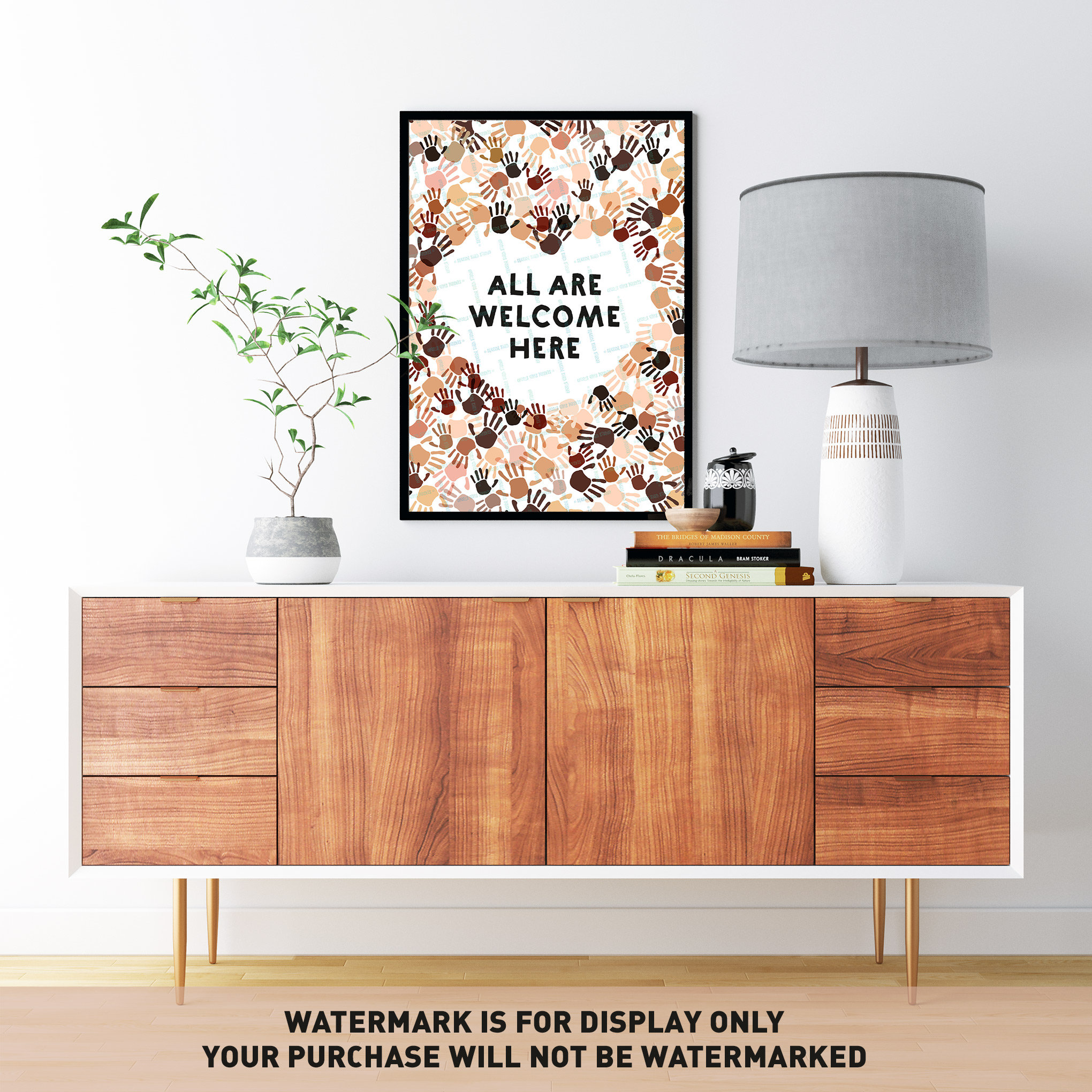 All Are Welcome Diversity Printable Poster Classroom | Etsy UK