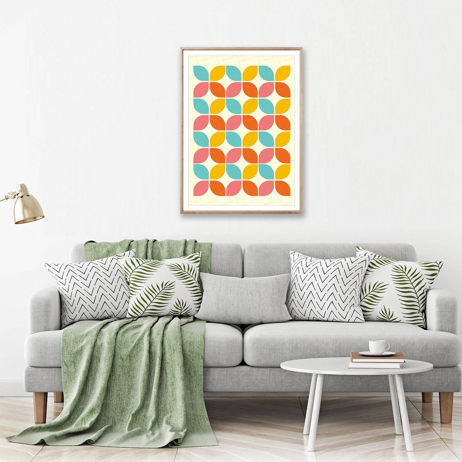 Retro Printable Vintage Style Poster Mid Century Modern - Etsy