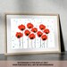 Poppy Print Poppies Poster Poppy Illustration Floral Home - Etsy