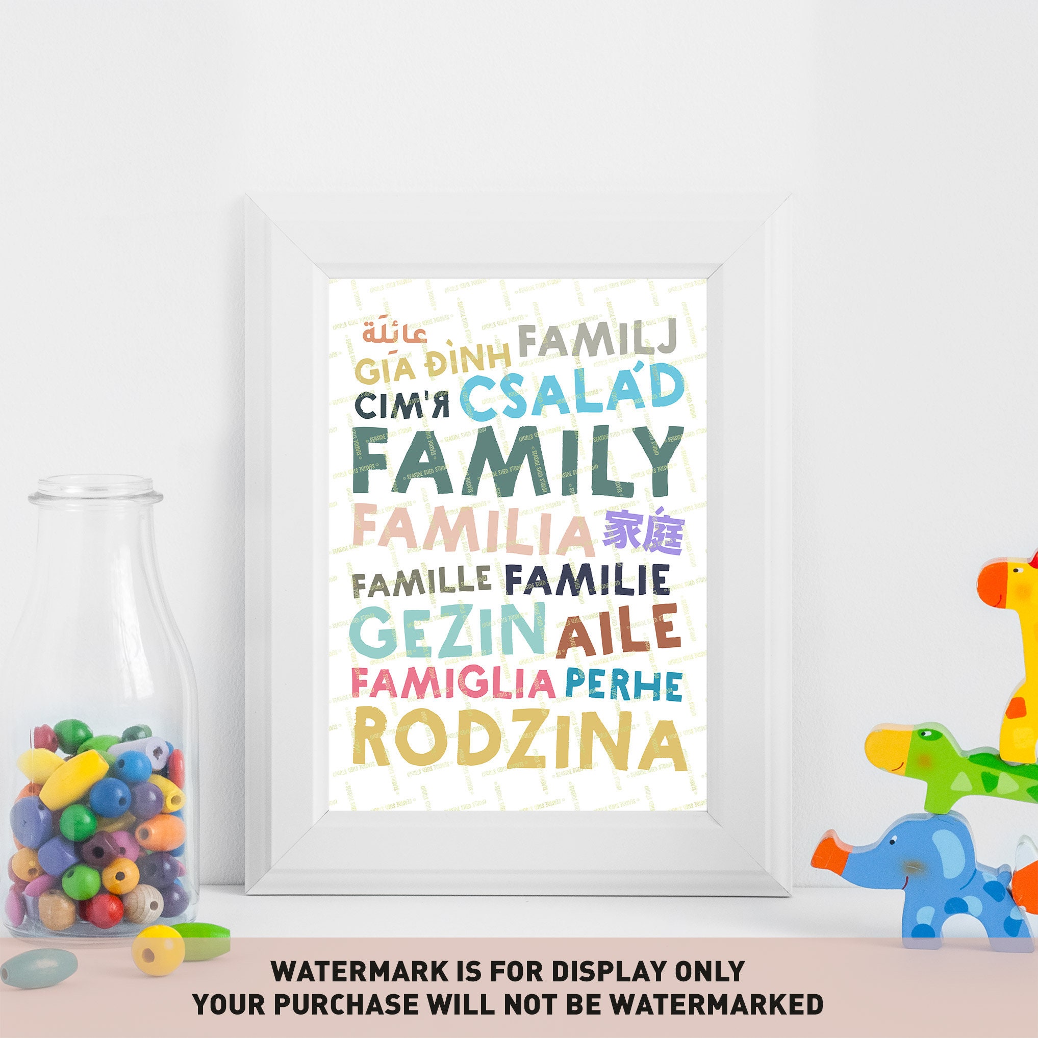 The Word Family In Different Languages