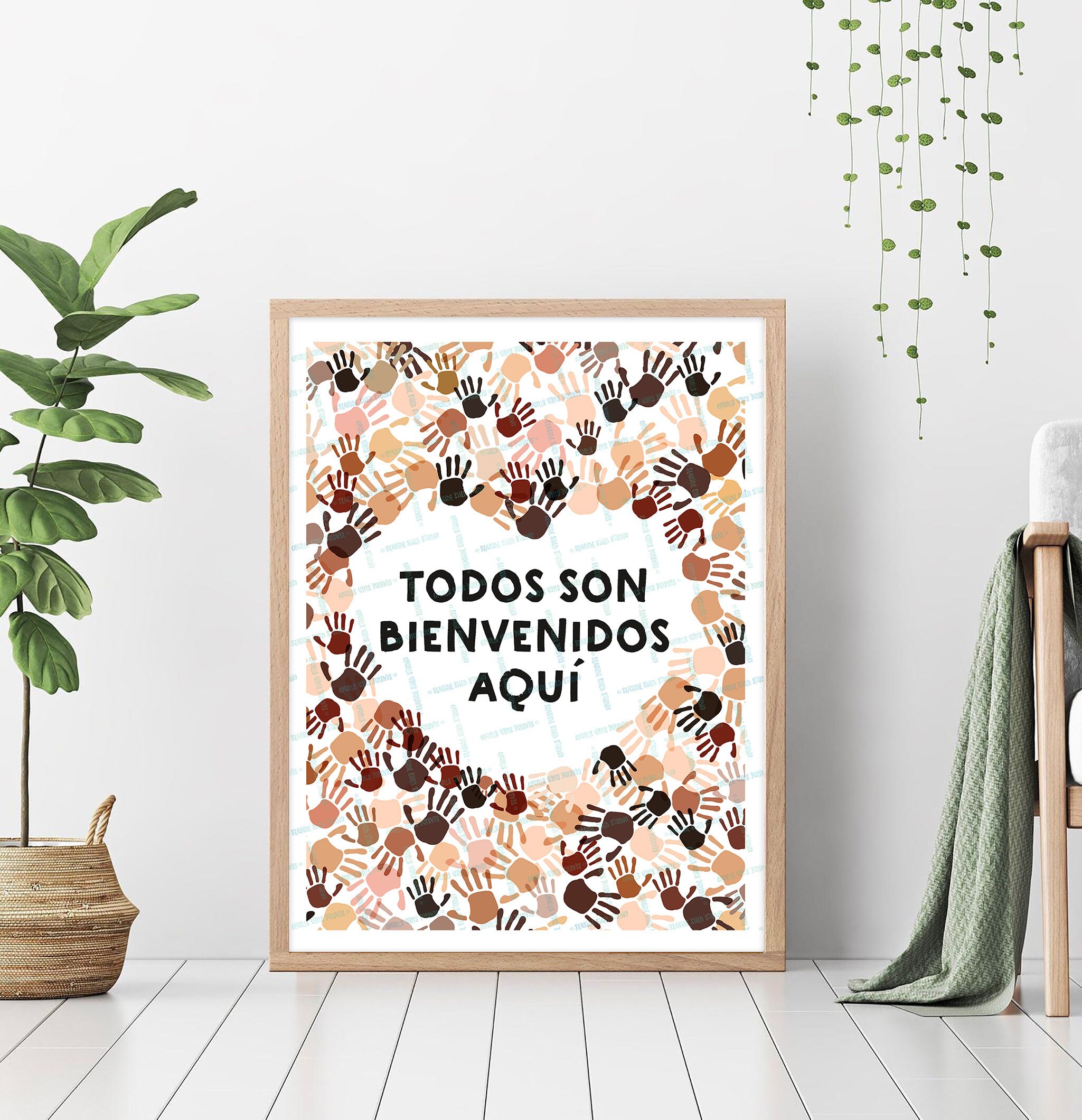 Todos Son Bienvenidos All Are Welcome Diversity Printable - Etsy UK