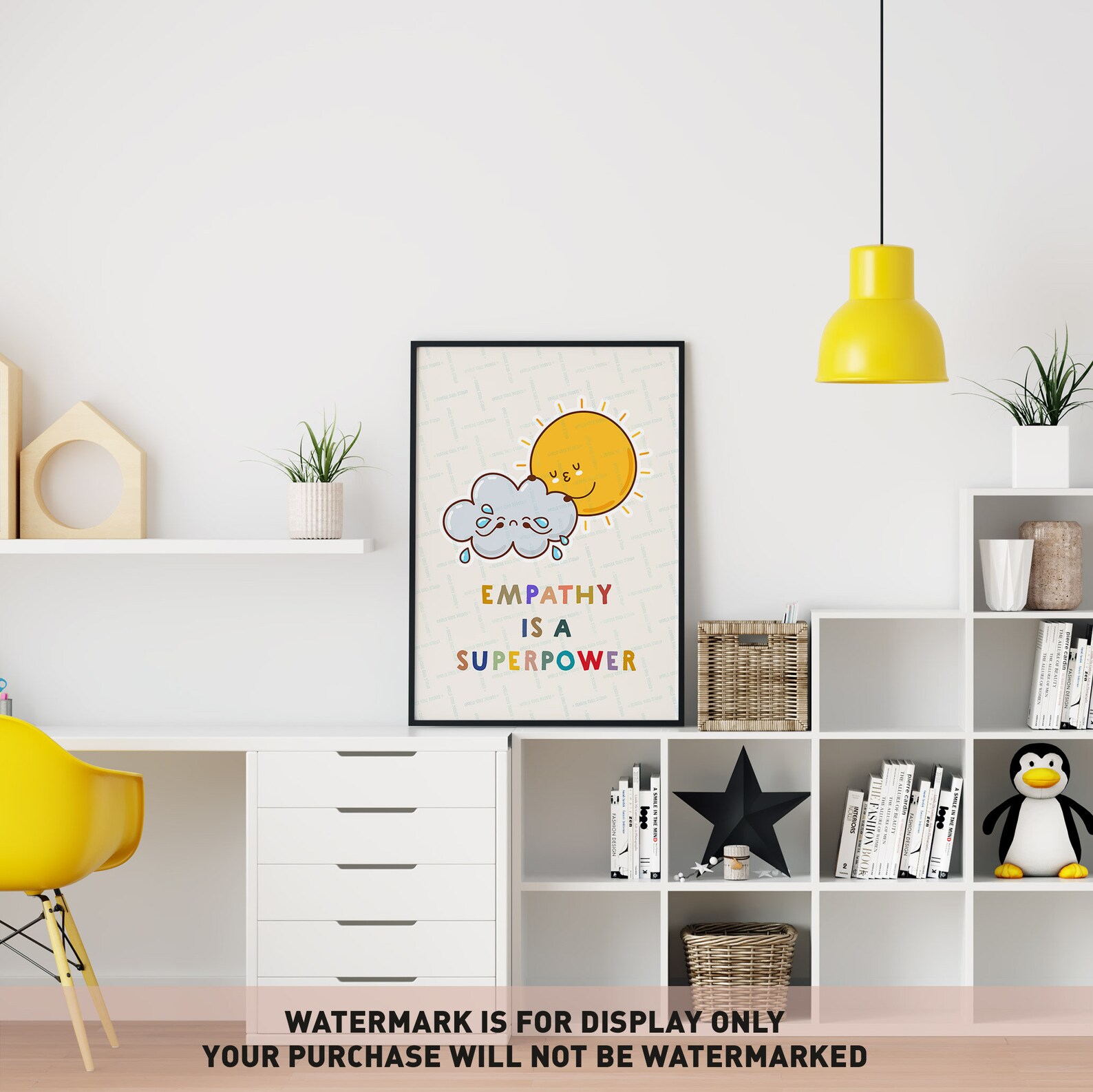 Empathy Printable, Nursery Poster With Message, Empathy is a Superpower ...