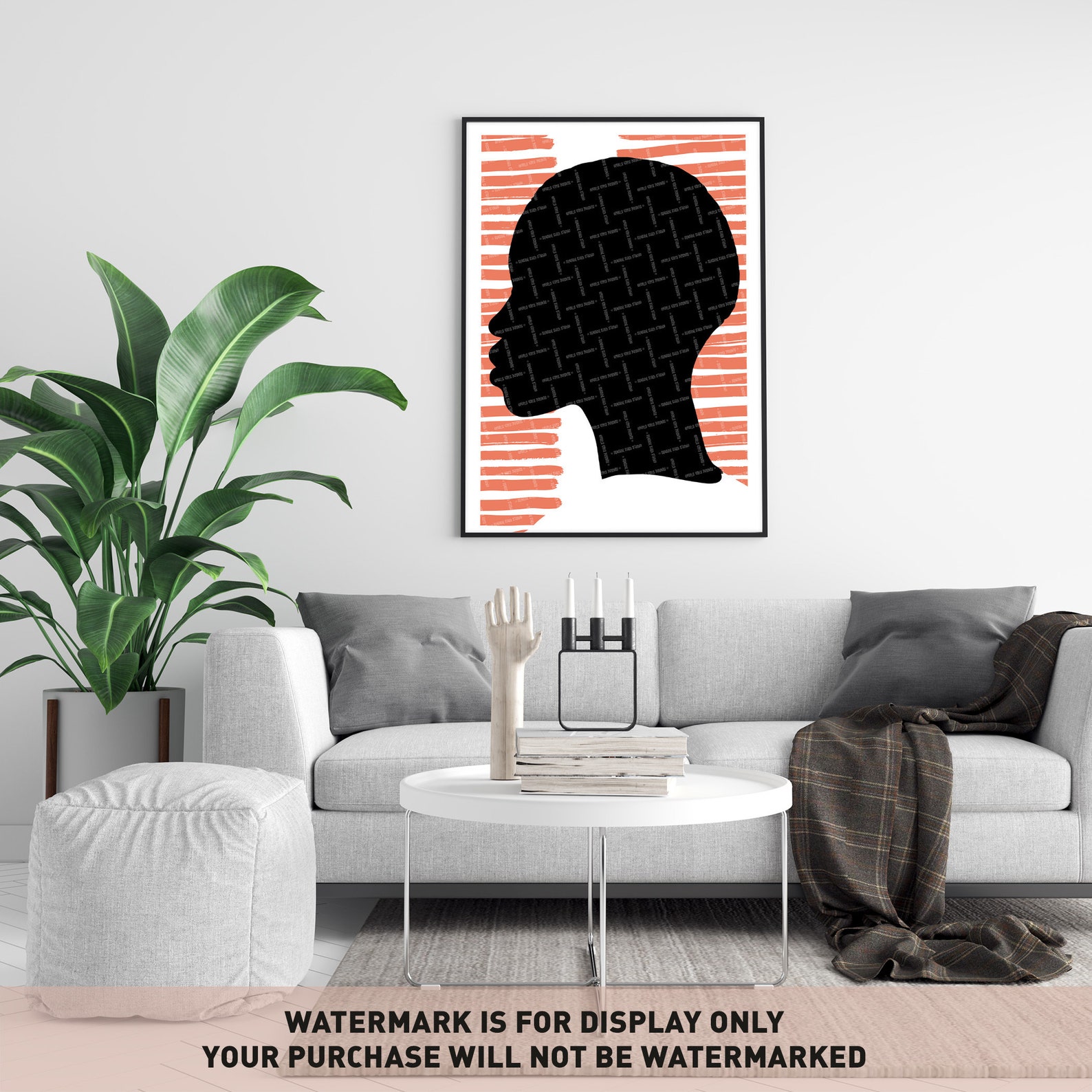 Minimalist African Woman Portrait Black Queen Print Fashion - Etsy