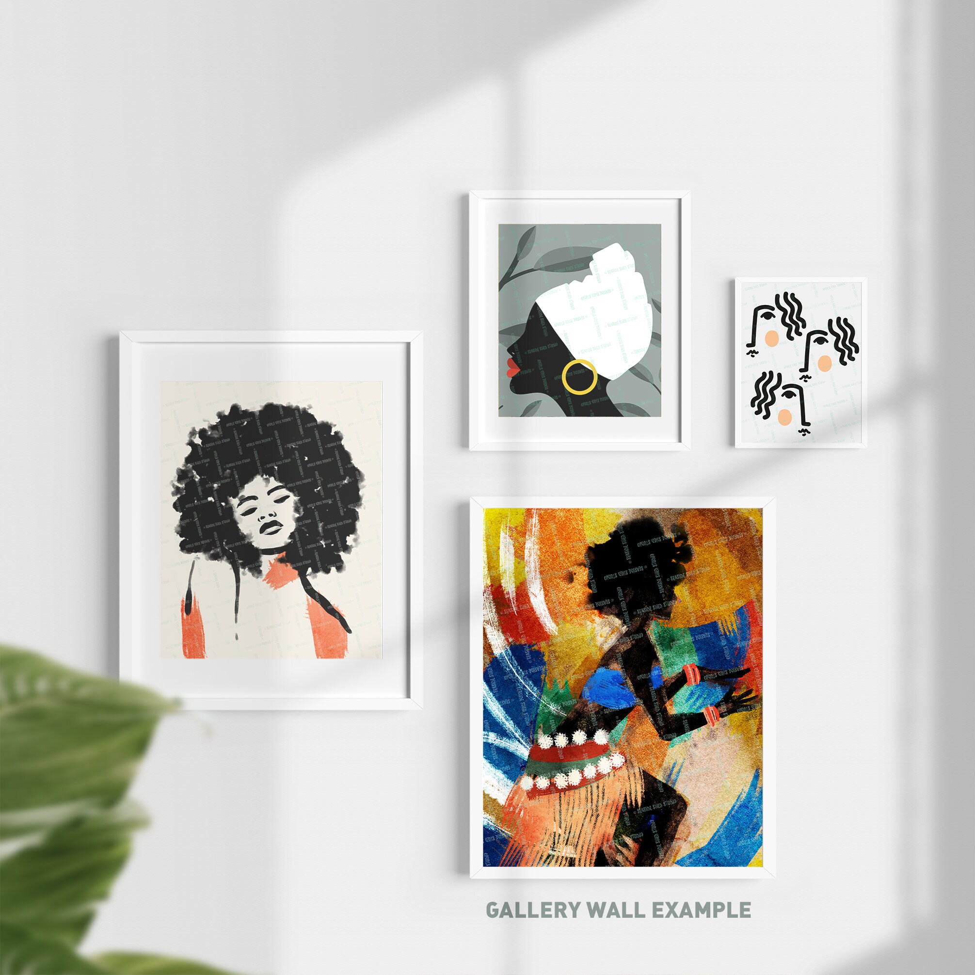 African Woman Dancing African Dance Poster Vibrant Home | Etsy