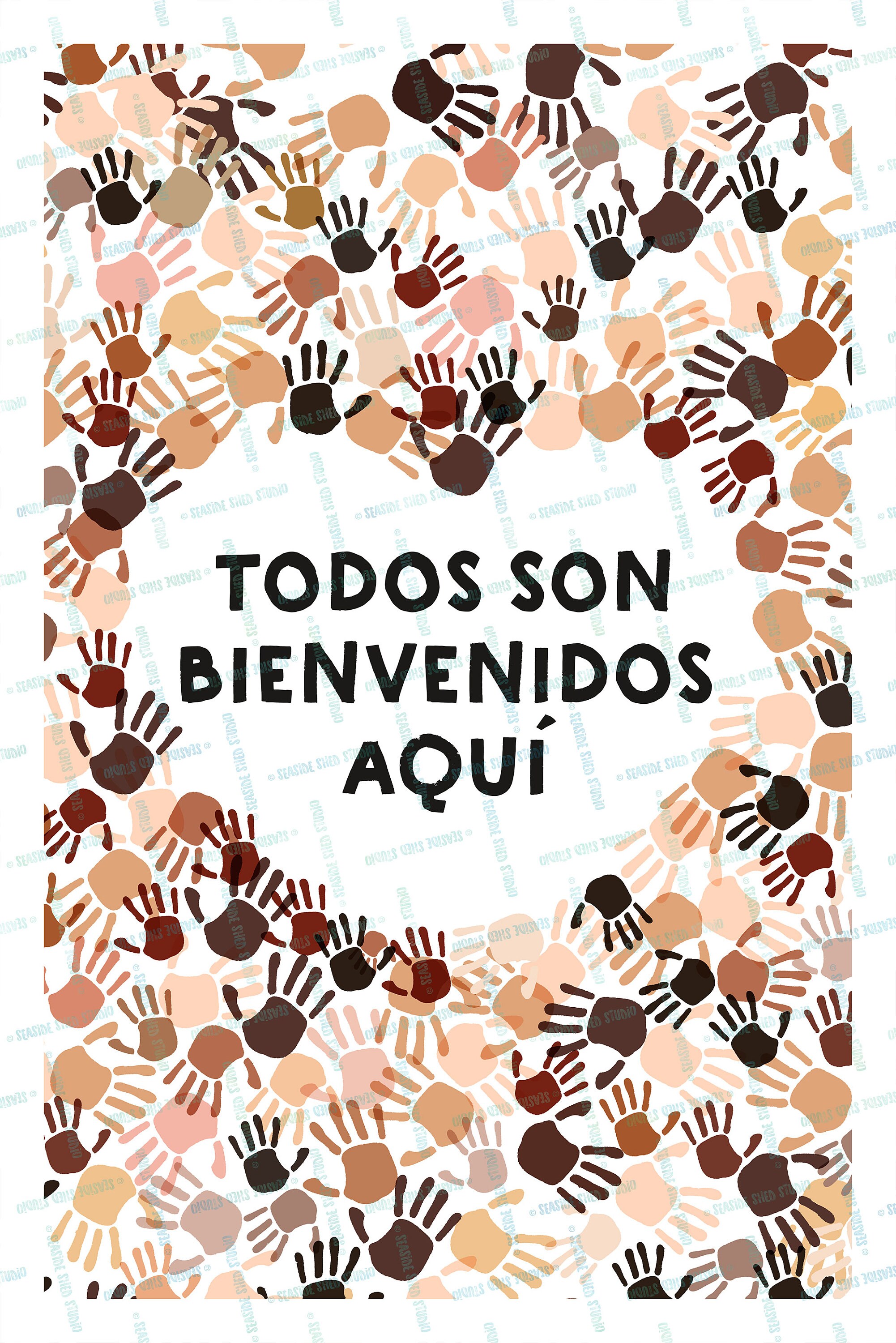 Todos Son Bienvenidos All Are Welcome Diversity Printable - Etsy UK