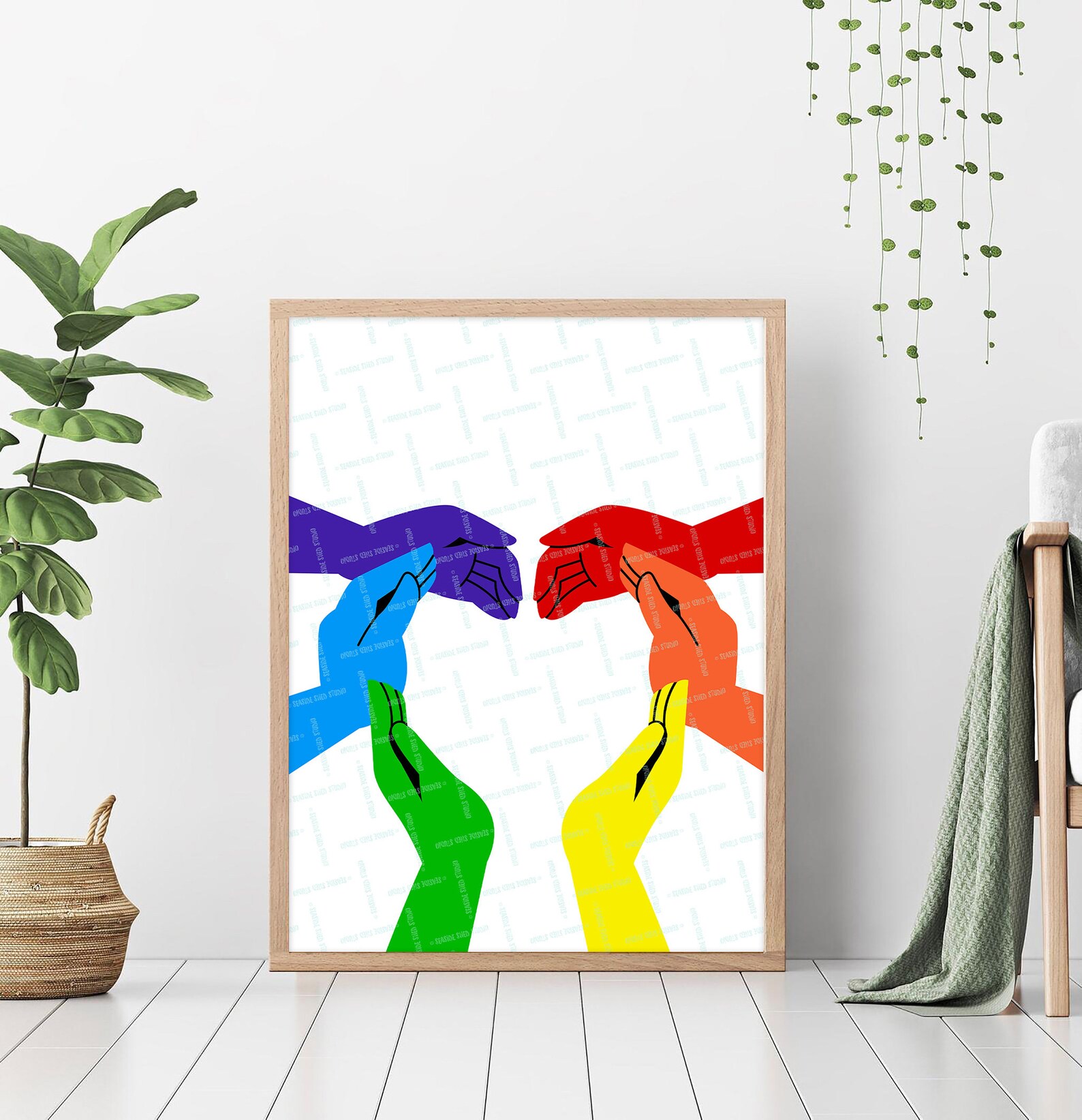 Pride Love Print Inclusion Wall Art LGBTQ Equality LGBT | Etsy
