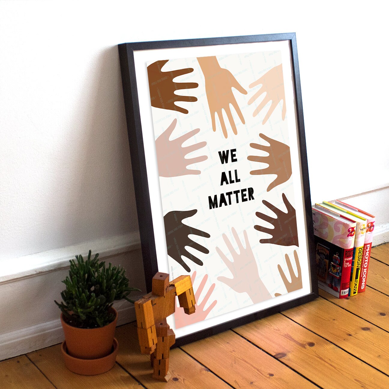 We all matter Anti discrimination printable poster No | Etsy
