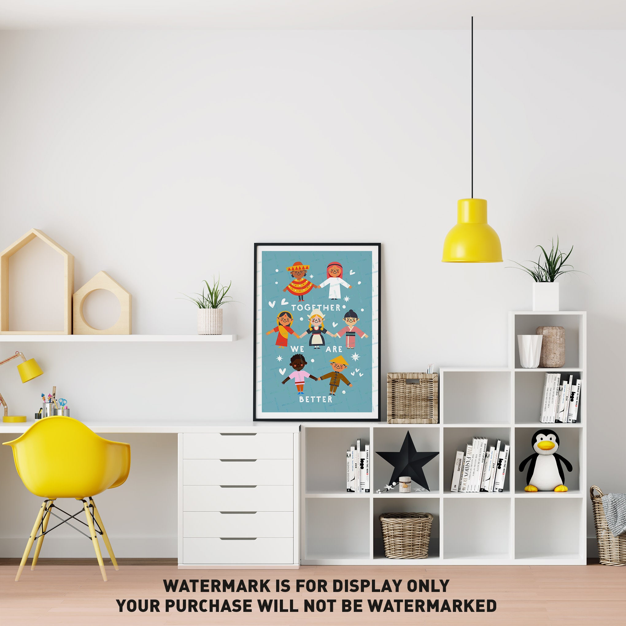 Children of the World Poster Better Together Print Nursery | Etsy