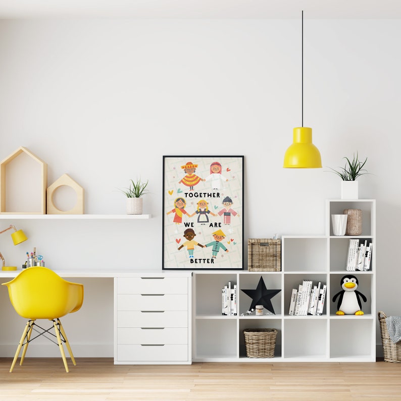 Children Of The World Print Nursery Classroom Decor digital Download
