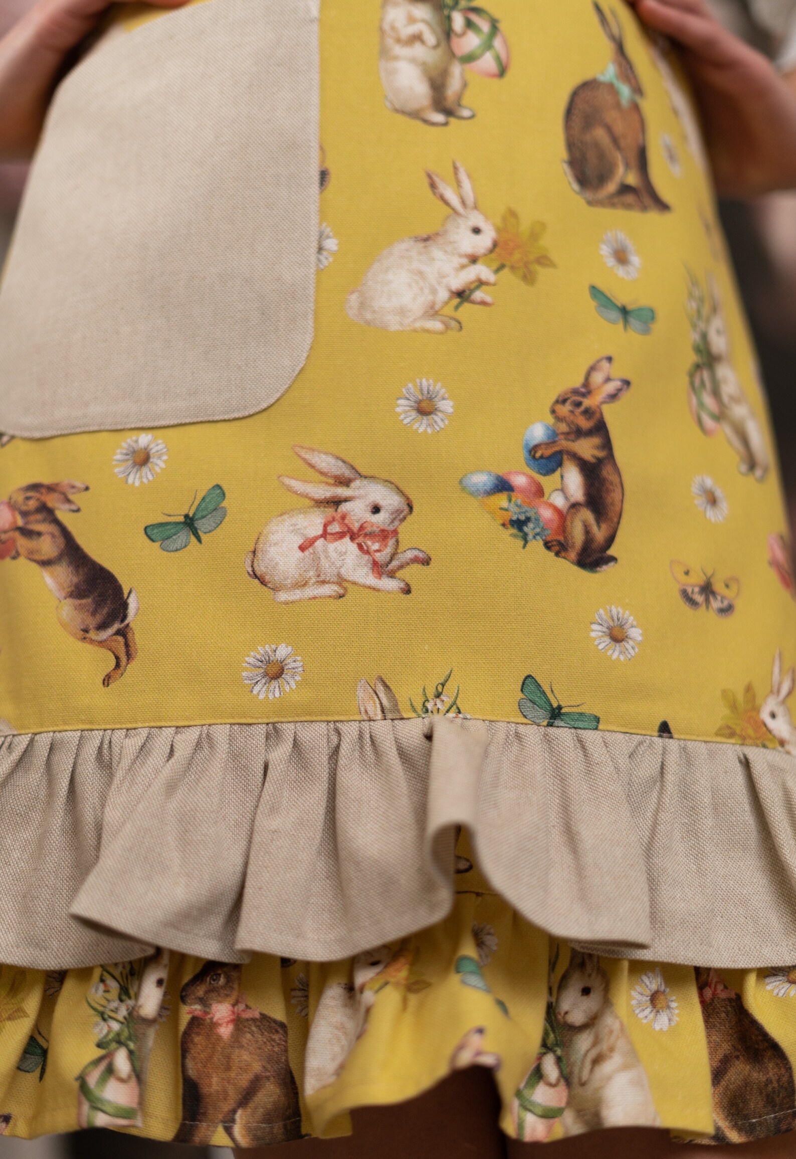 Yellow Easter Ladies' Apron Women's apron Easter | Etsy