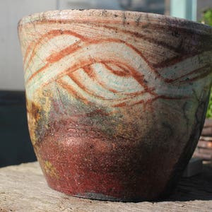 Copper Penny Lustre Raku Pot - Etsy
