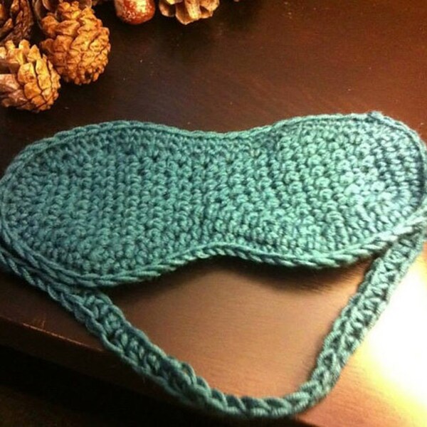 Crochet Sleep Mask - Etsy