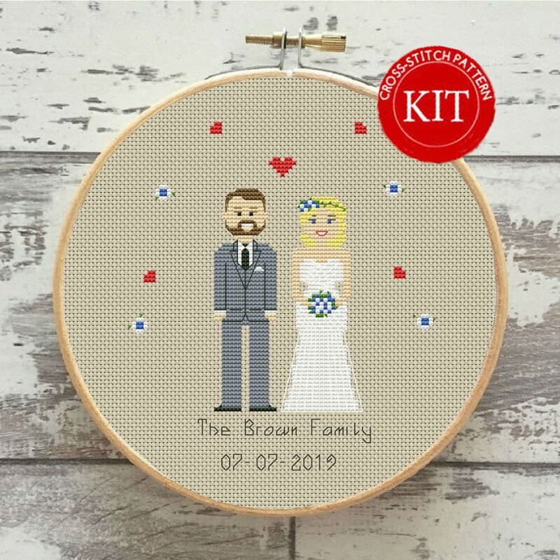Diy Cross Stitch Kit - Etsy